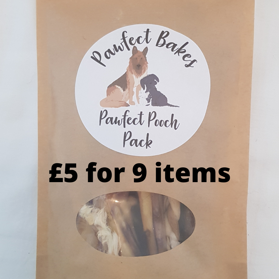 Pawfect Pooch Pack 100% natural treats and chews
